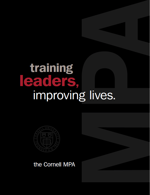 Download the Cornell Institute for Public Affairs MPA Guide